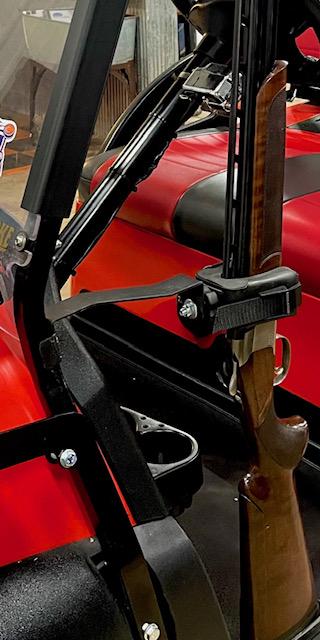 Single Gun Golf Cart Mount - (Drivers Side) - Deluxe | Pirahna Services